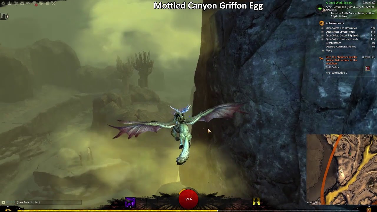 GW2 Open Skies - The Desolation Griffon Achievements - YouTube