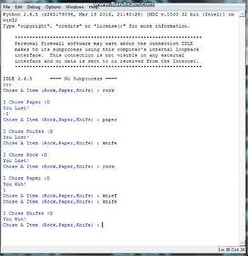 My Extremely Simple Rock-Paper-Scissors Python Program - YouTube