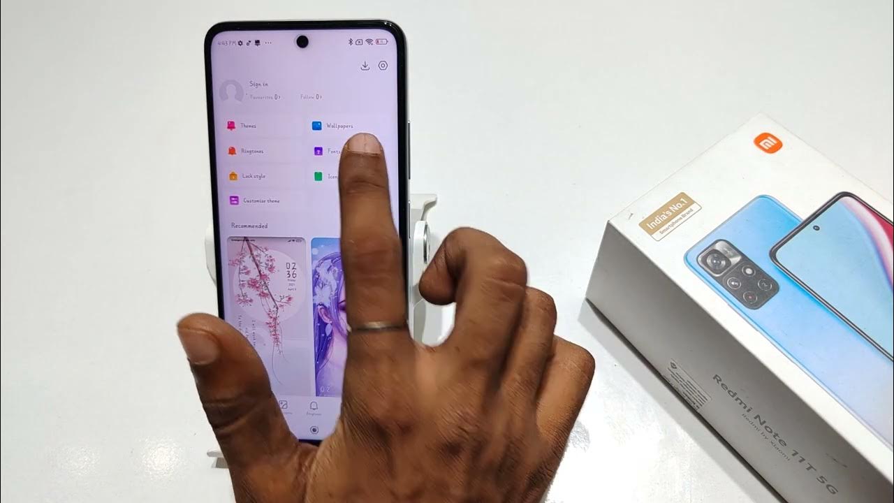 How to set default font in Redmi note 11T,11 SE | Redmi note 11 me default font style kaise set ...