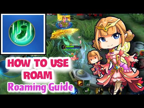 HOW TO USE ROAM ITEM WITH SUPPORTS | ANGELA FLORAL ELF GAMEPLAY | OP ...