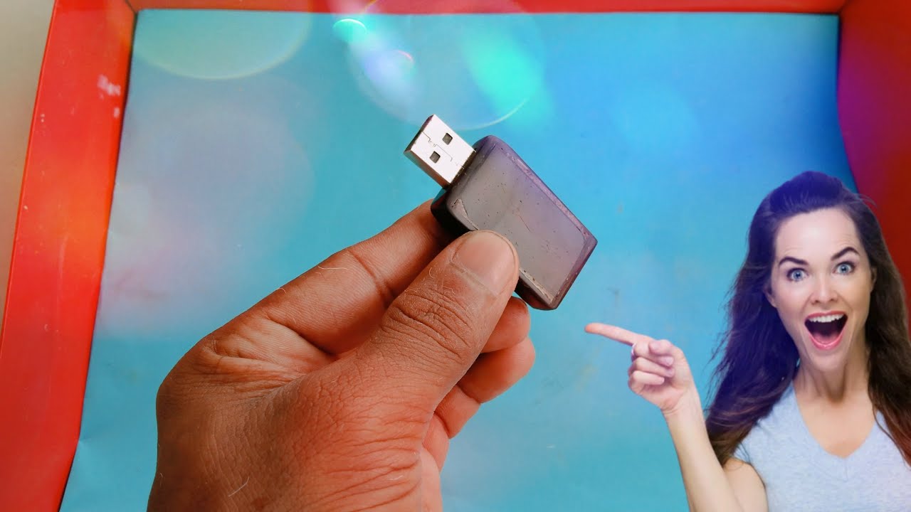 පොල් කට්ටෙන් පෙන් එකක්/ Pen Drive made by Coconut shell /polkatu ...