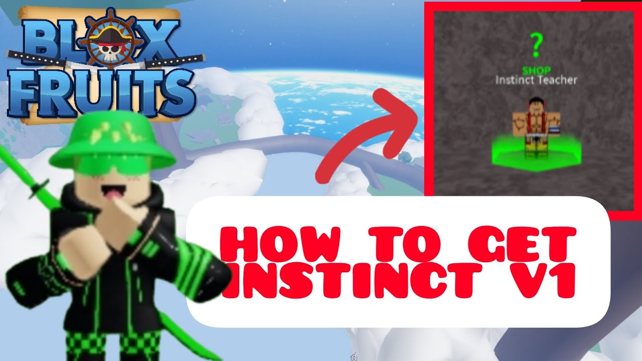 HOW TO GET INSTINCT V1 IN FIRST SEA || ROBLOX BLOX FRUITS #melongamer ...