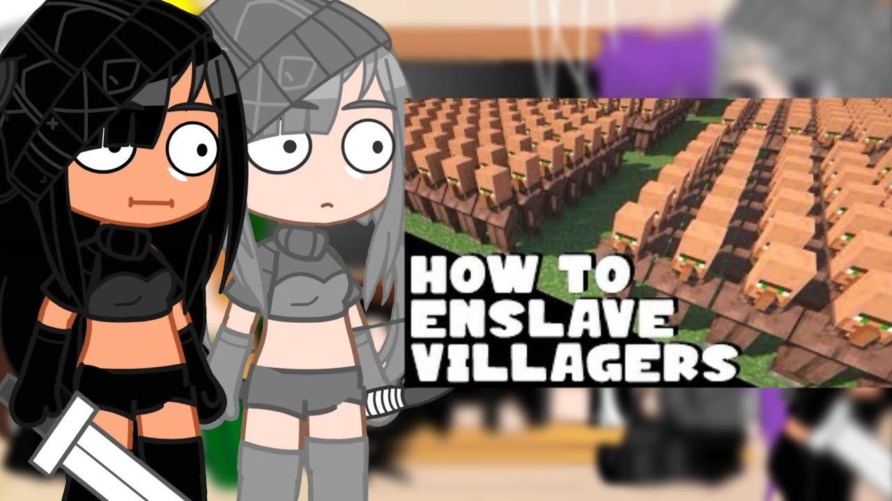 Mob talker react to How To EnslaveVillagers in Minecraft by Grox ...