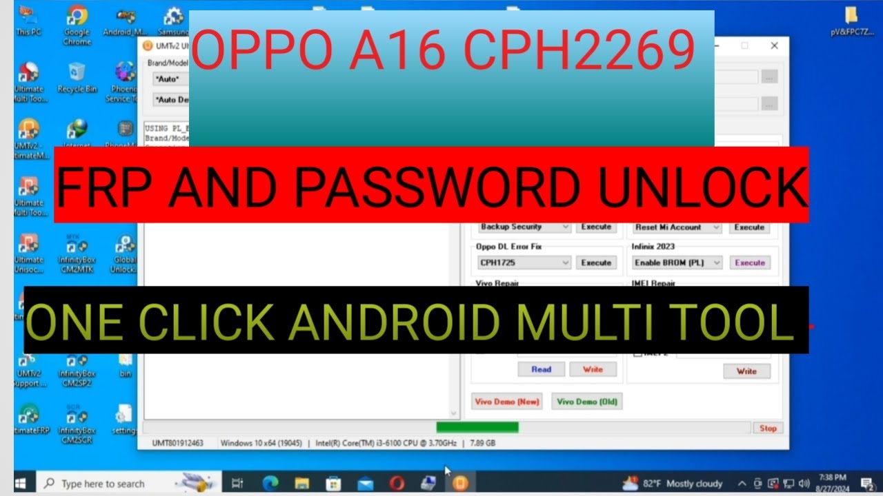 oppo a16 cph2269 frp and password - YouTube