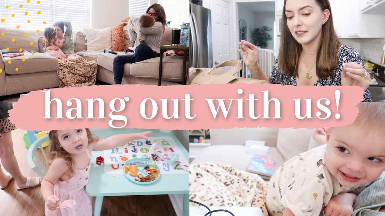 MIMI'S HERE! | chill hang out with us vlog | DITL OF A MOM OF 2 | KAYLA ...