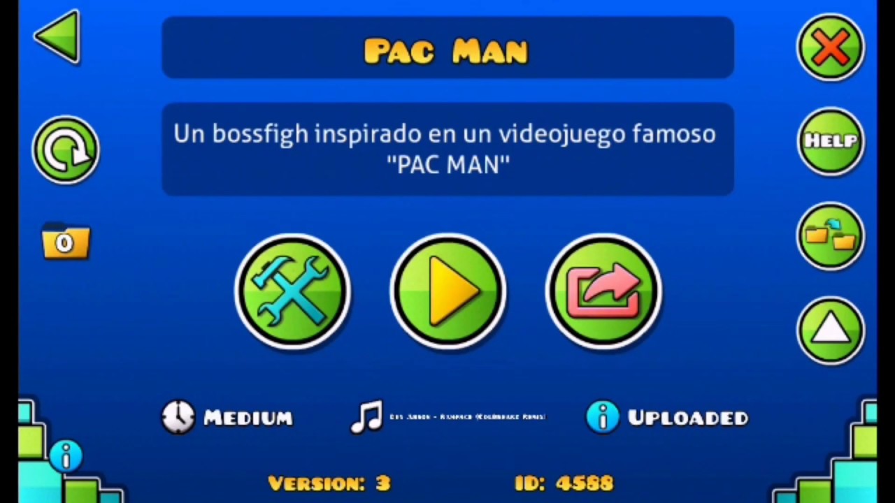 Mi nuevo nivel PAC MAN/Geometry Dash Universal Server! - YouTube