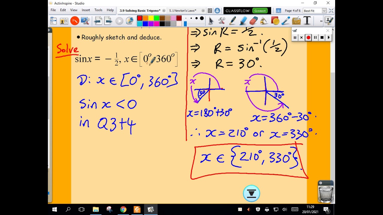 3 9 Solving Basic Trigonometric Equations - YouTube