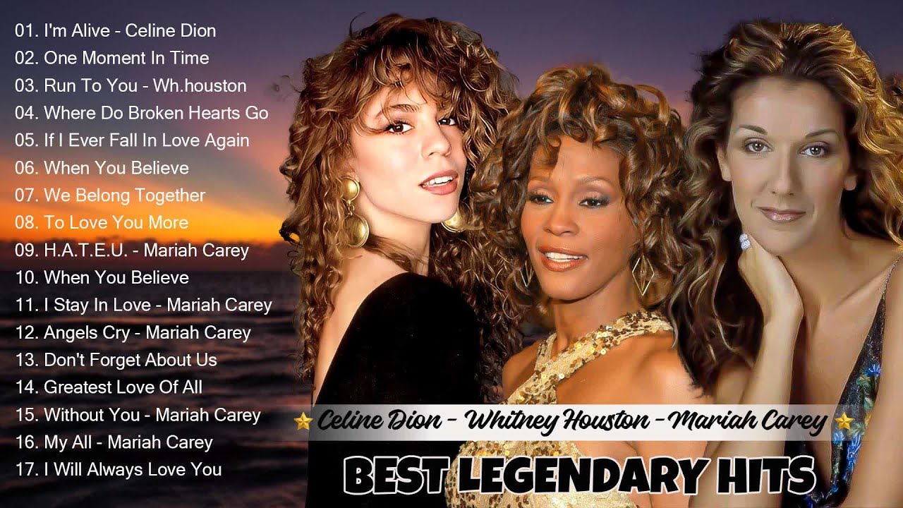 🎵 Legends of Pop and Ballads: The Iconic Hits of Mariah, Whitney, and ...