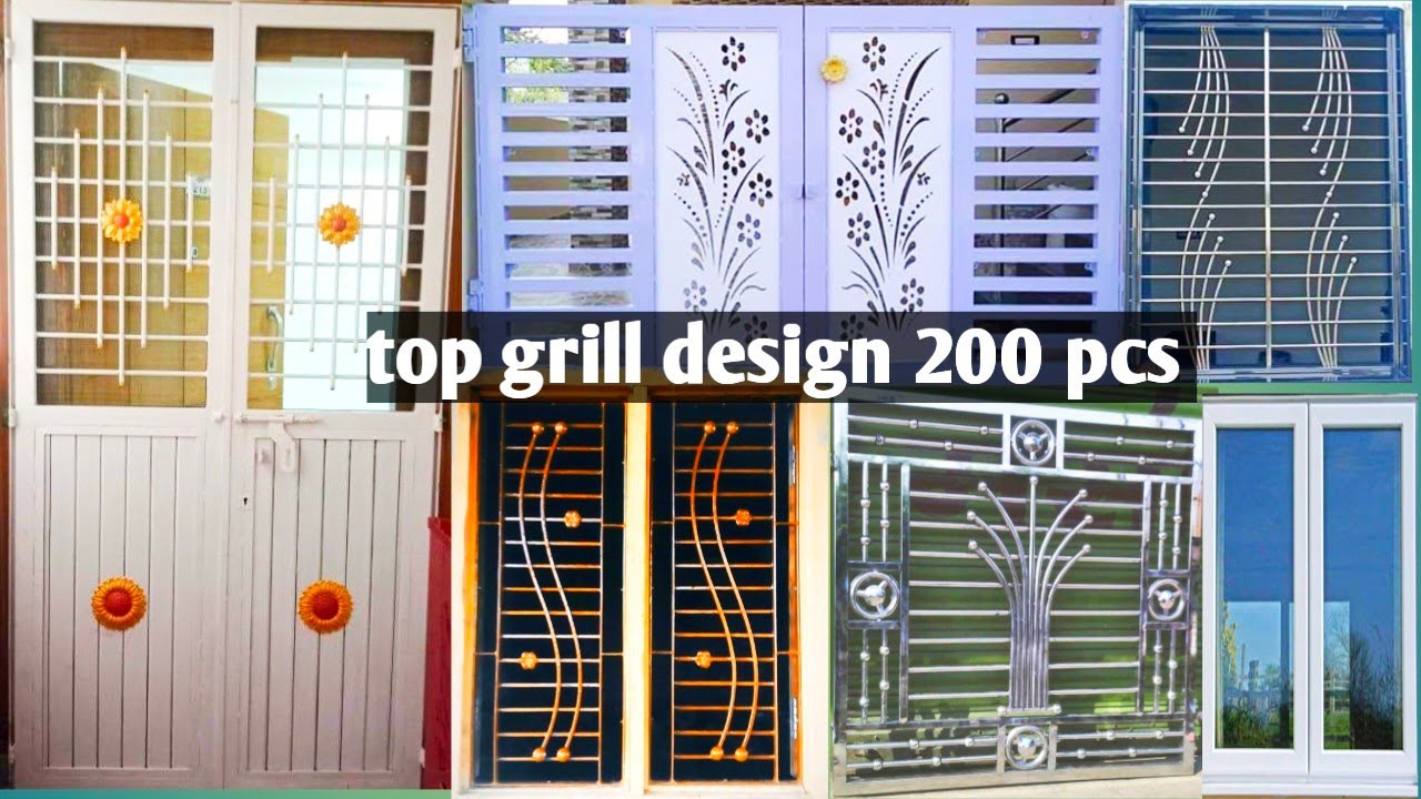 Top window Grill design for home / simple grill design/ baranda grill ...