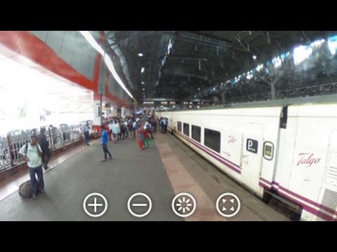 A 360-Degree View As The High Speed Talgo Train Arrives In Mumbai - YouTube