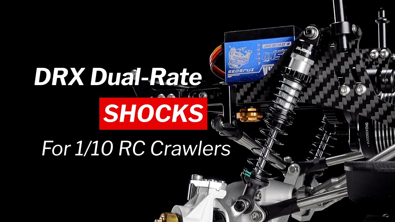 INJORA 80–120mm Dual-rate Spring Oil Shocks for 1/10 RC Crawler - YouTube