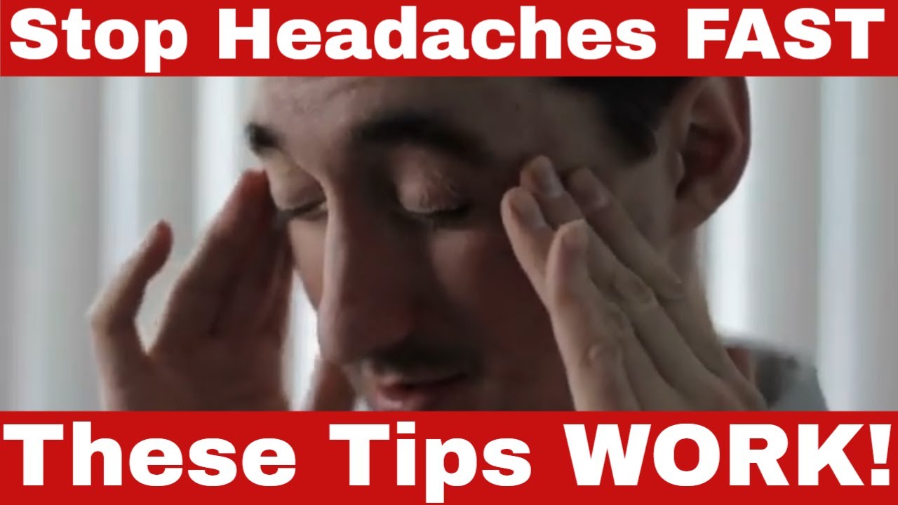 How to Stop a Headache Instantly - Fast and Easy Tips - YouTube
