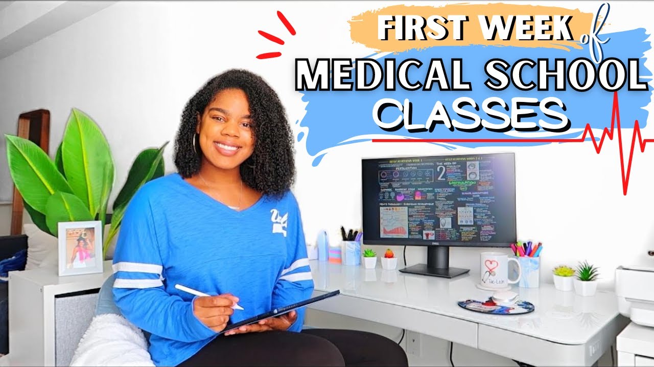 FIRST WEEK OF MEDICAL SCHOOL CLASSES l Vlog! - YouTube