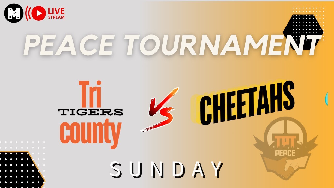 Peace Tournament Tri County Tigers vs. Cheetahs Championship - YouTube