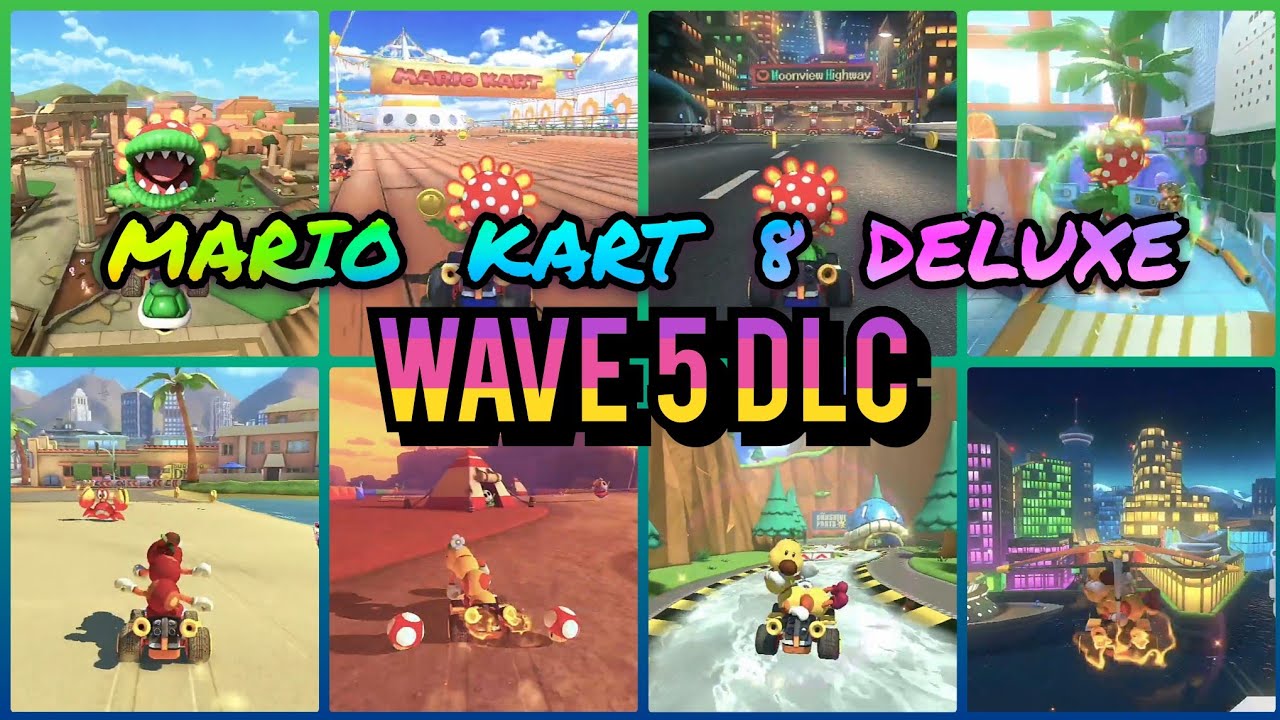 MARIO KART 8 DELUXE DLC WAVE 5 - FEATHER CUP AND CHERRY CUP - YouTube
