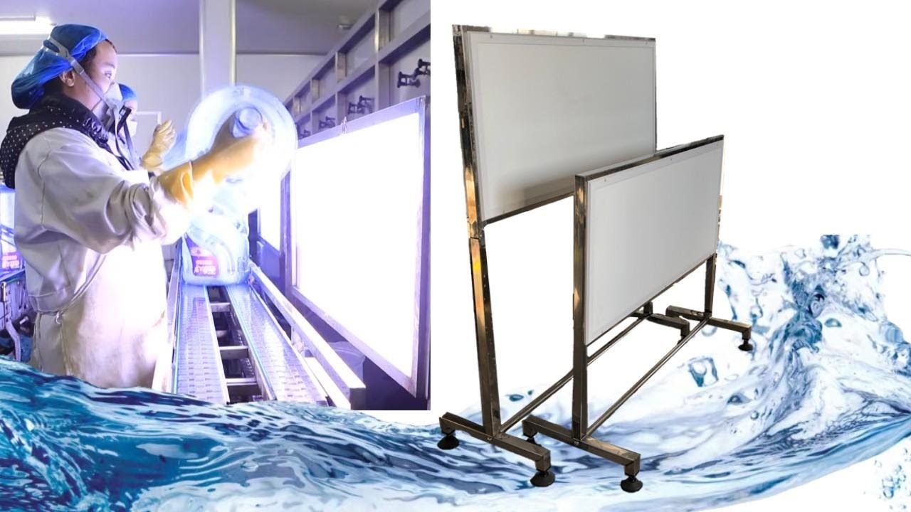 Water Bottle Inspection Light - YouTube