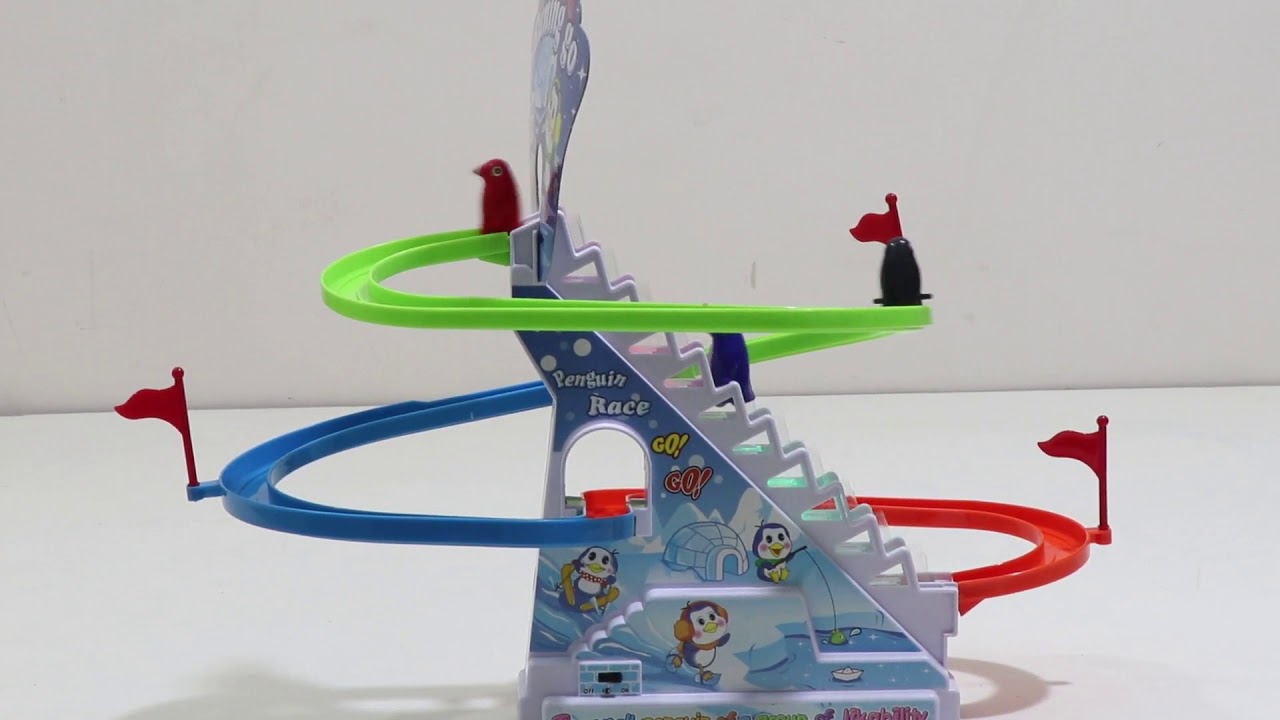 penguin roller coaster - YouTube