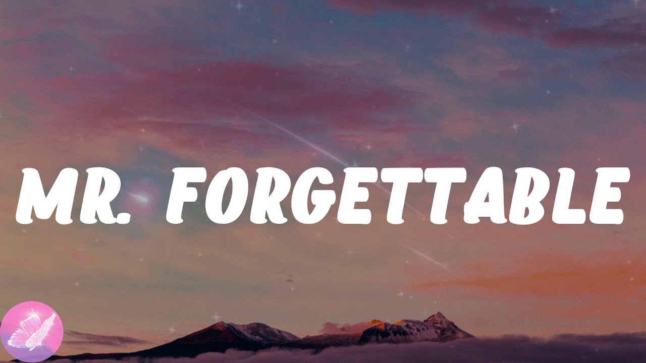 David Kushner - Mr. Forgettable (Lyrics) - YouTube