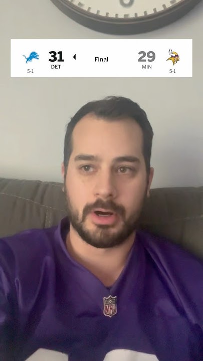 Vikings 29 - Lions 31 - YouTube