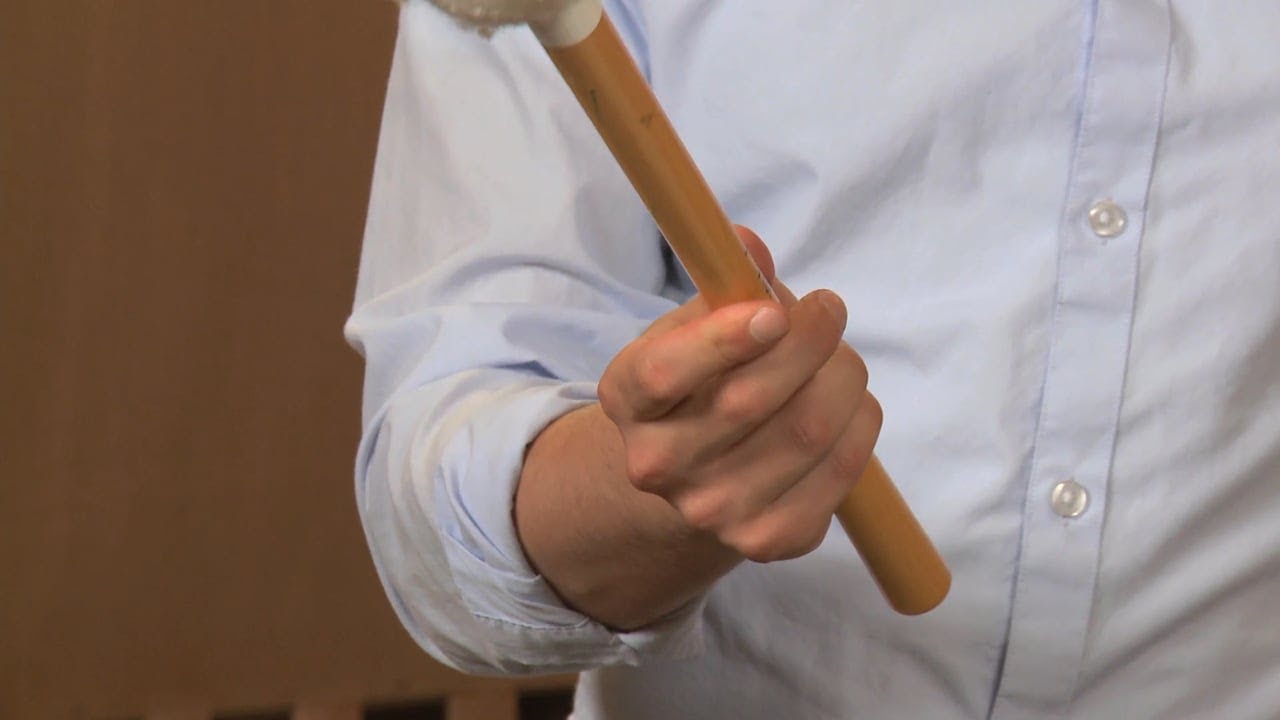 Bass Drum Technique 101 - Lesson 1 : Mallet Grip - YouTube