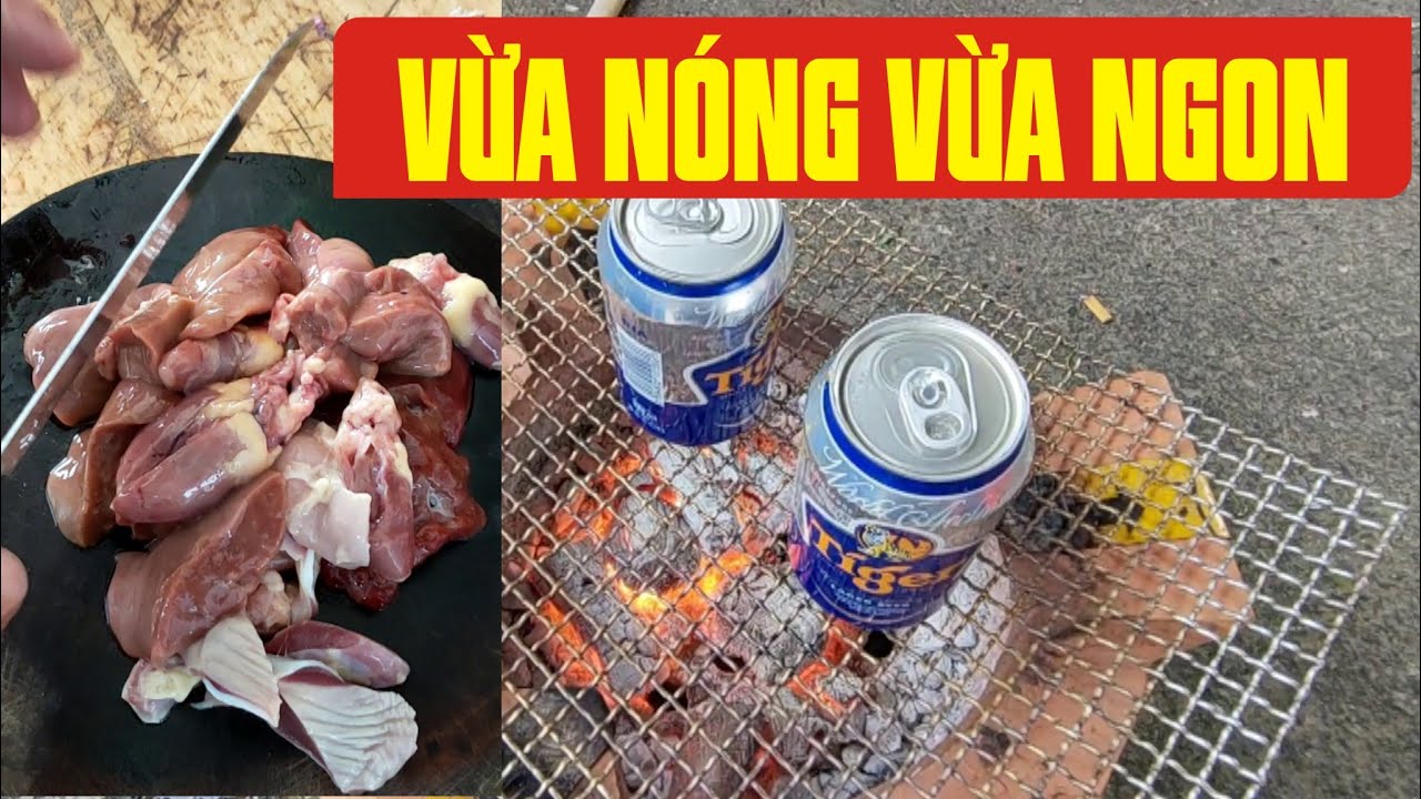 Lòng gà NƯỚNG LON ăn cực ngon | MÓN NGON MỖI NGÀY - YouTube