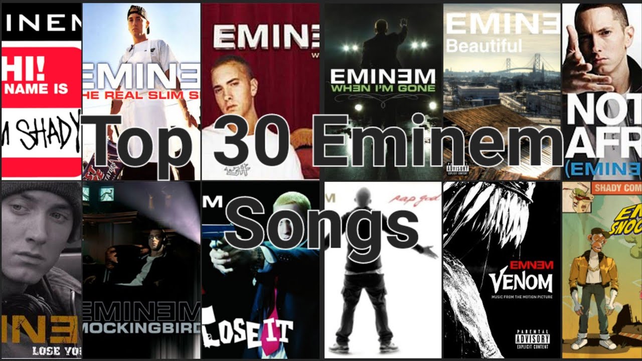 Top 30 Eminem Songs (not Bad Meets Evil or D12) - YouTube