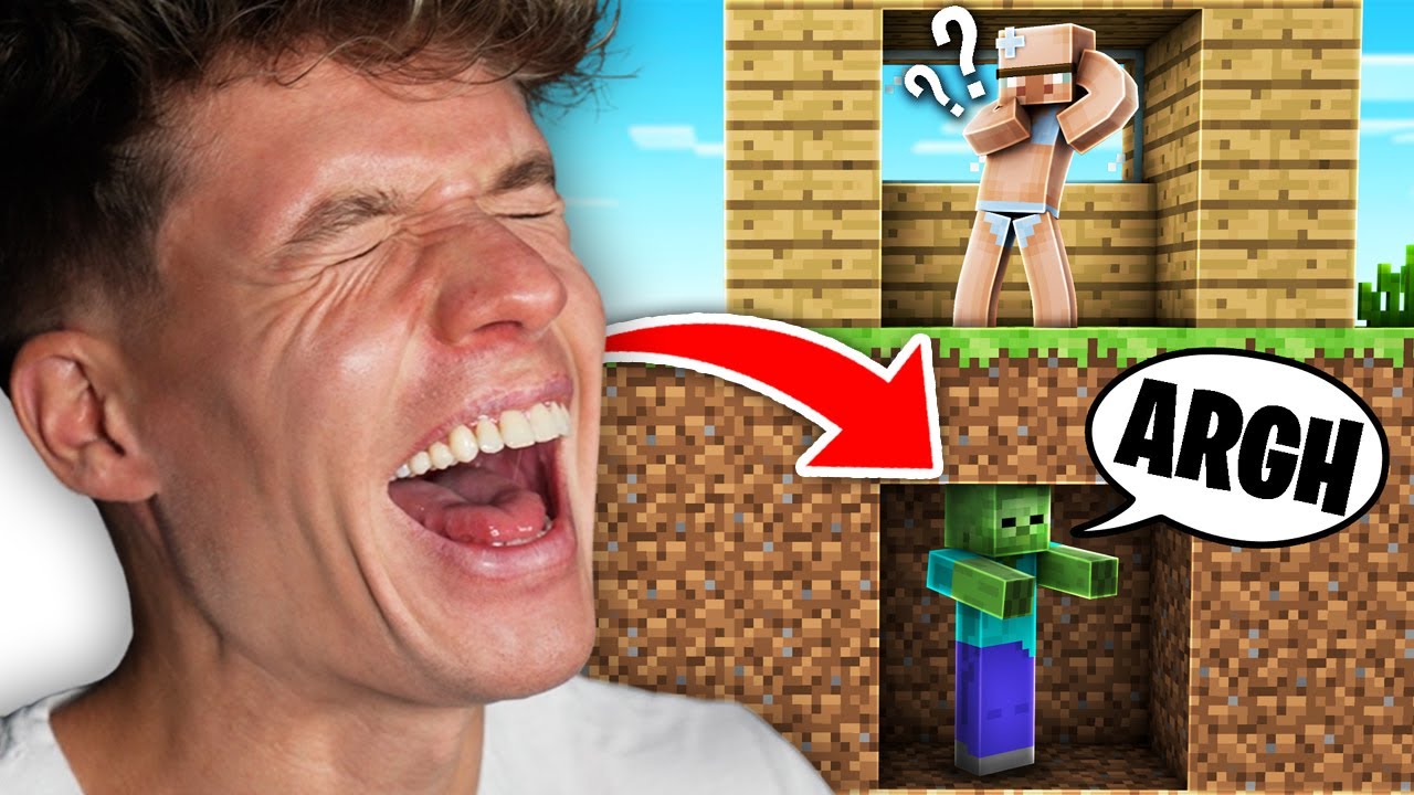 MINECRAFT PRANK GEHT SCHIEF 😱😂 - YouTube