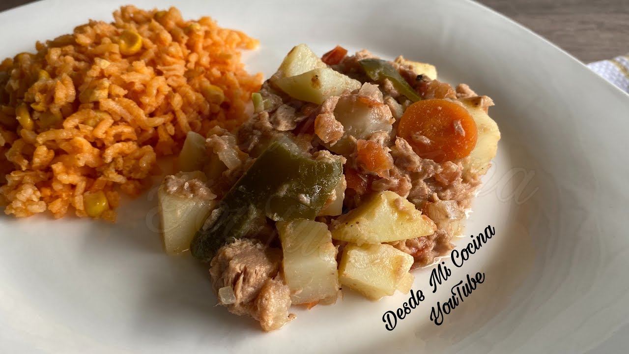 ATÚN CON PAPAS -guisado- || DESDE MI COCINA by Lizzy - YouTube