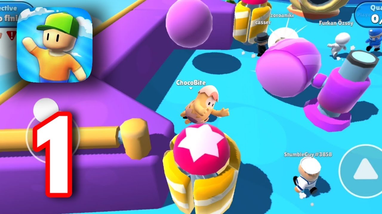 Stumble Guys: Multiplayer Royale Gameplay Walkthrough Part 1 (Android ...