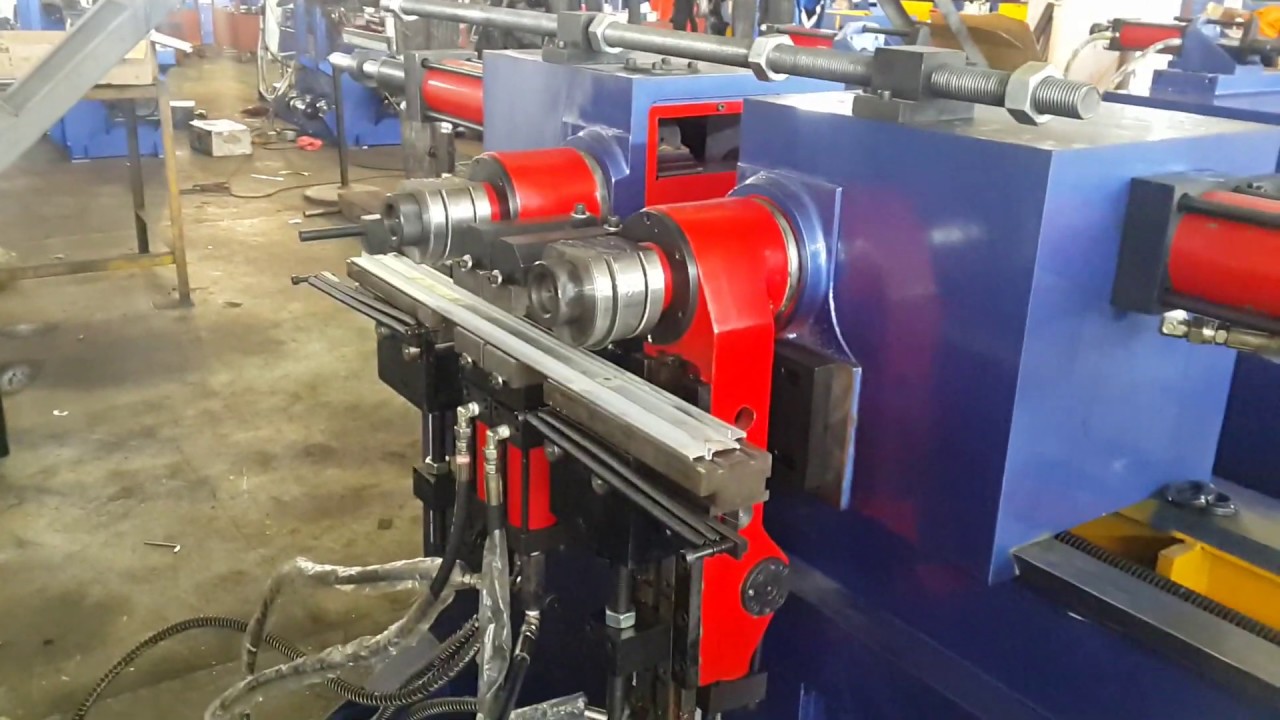 Double-head bending machine - YouTube
