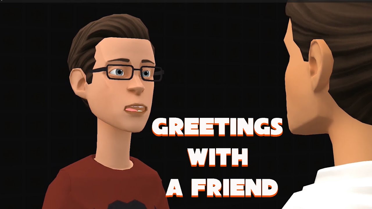 Greetings with a friend | How to greet with a friend | Learning English ...