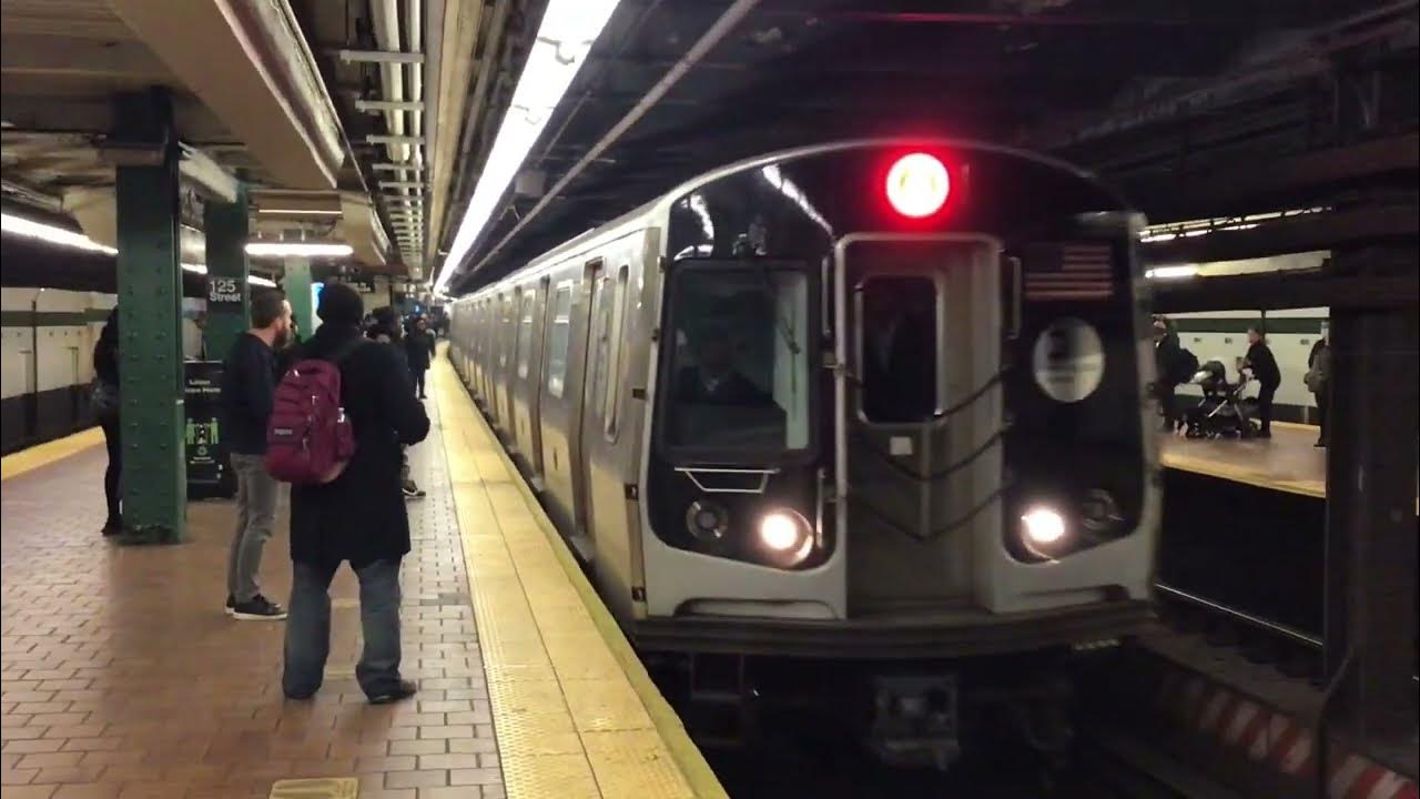MTA NYCT Subways: IND R68A & R179 (A), (C) & (D) Trains @ 125th Street - YouTube