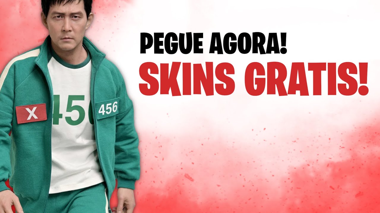 SKINS do ROUND 6 GRÁTIS! FINALMENTE o NOVO EVENTO SQUID GAME CHEGOU no ...