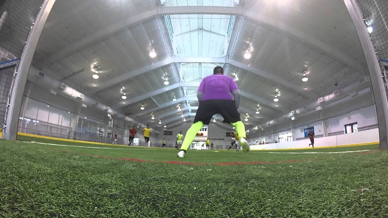 Indoor soccer; Goalkeeper. - YouTube