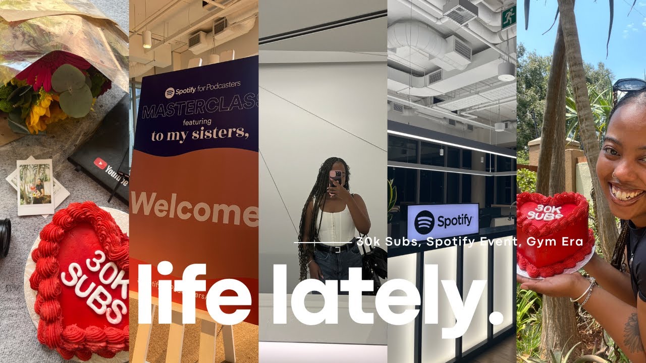 Vlog: Spotify Masterclass Event, Entering my Gym Era 🏋🏾‍♀️, Celebrating ...