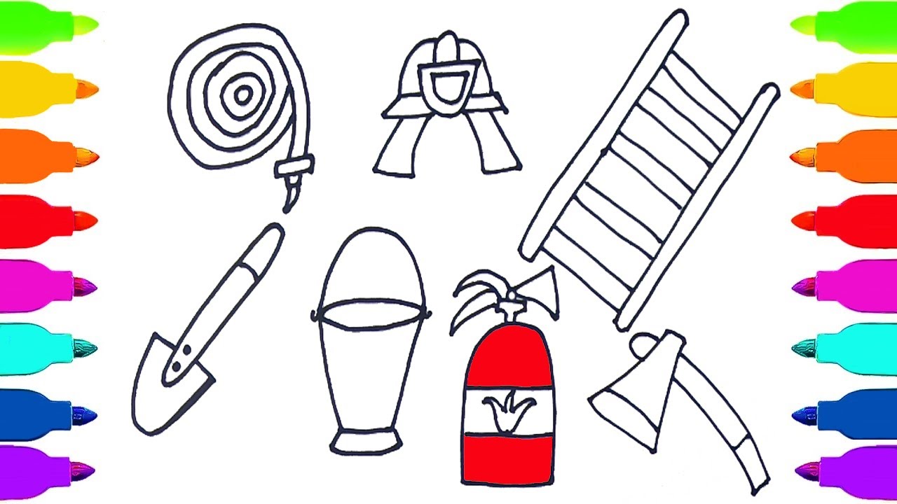 How To Draw A Firefighter Helmet Step By Step