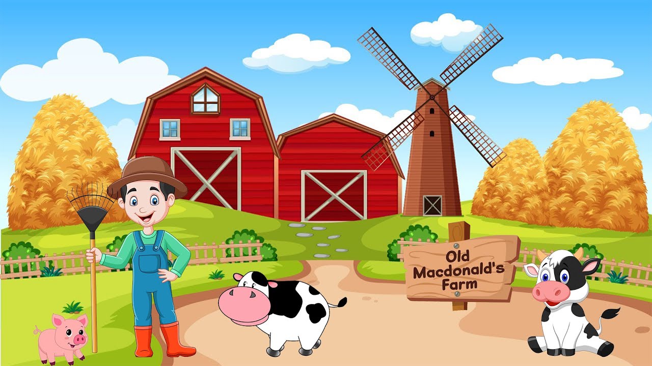 Old MacDonald Had a Farm - Nursery Rhymes - Animated Cartoon For Kids ...