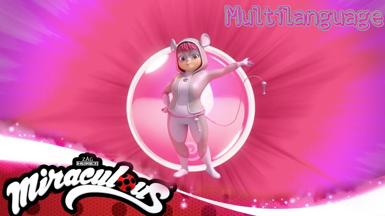 MIRACULOUS | Polymouse's Transformation (Multilanguage) - YouTube