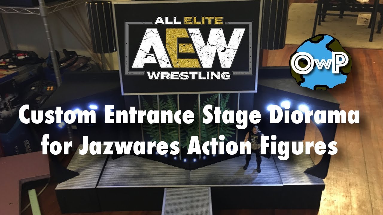 GIANT AEW Entrance Stage Diorama - YouTube