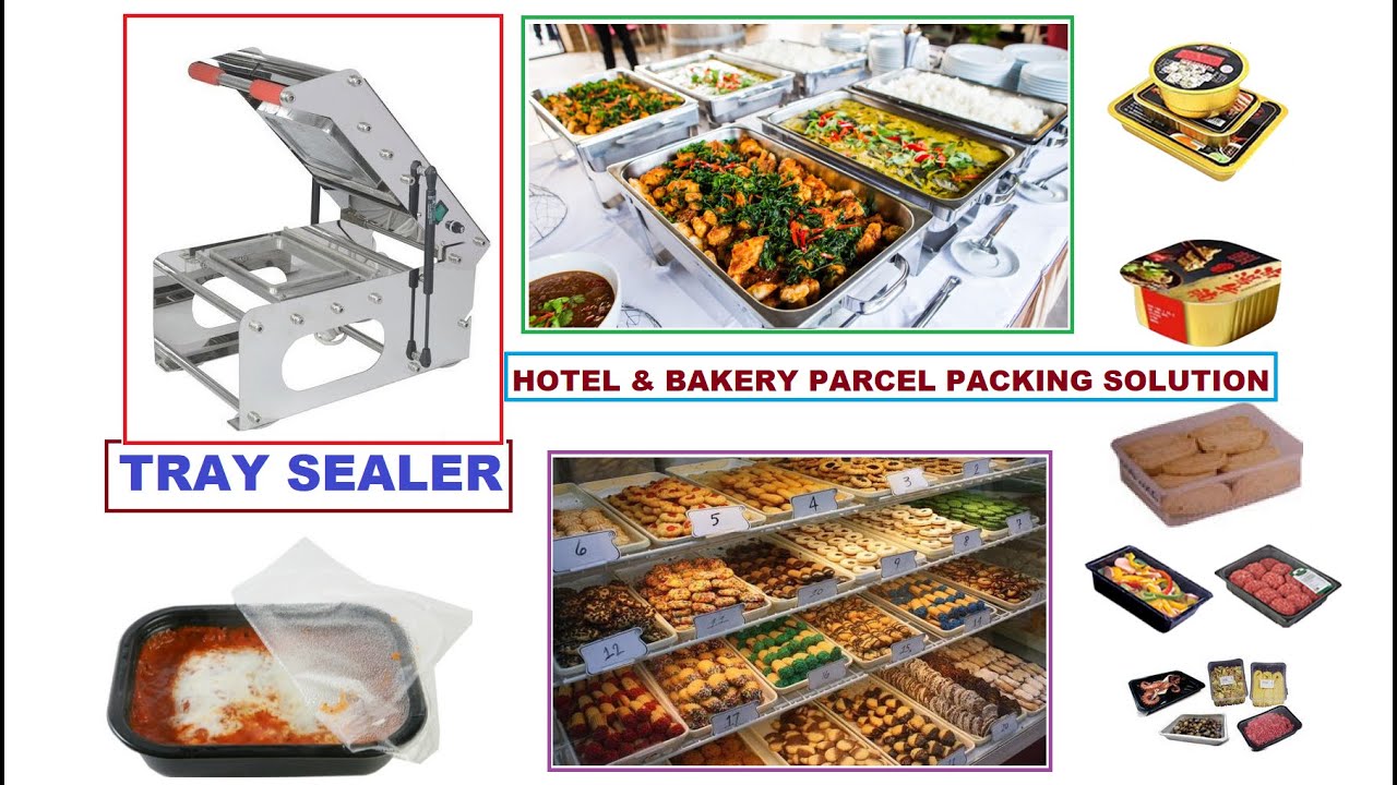 Bakery & Hotel sweets & snacks parcel packing machine Food container ...
