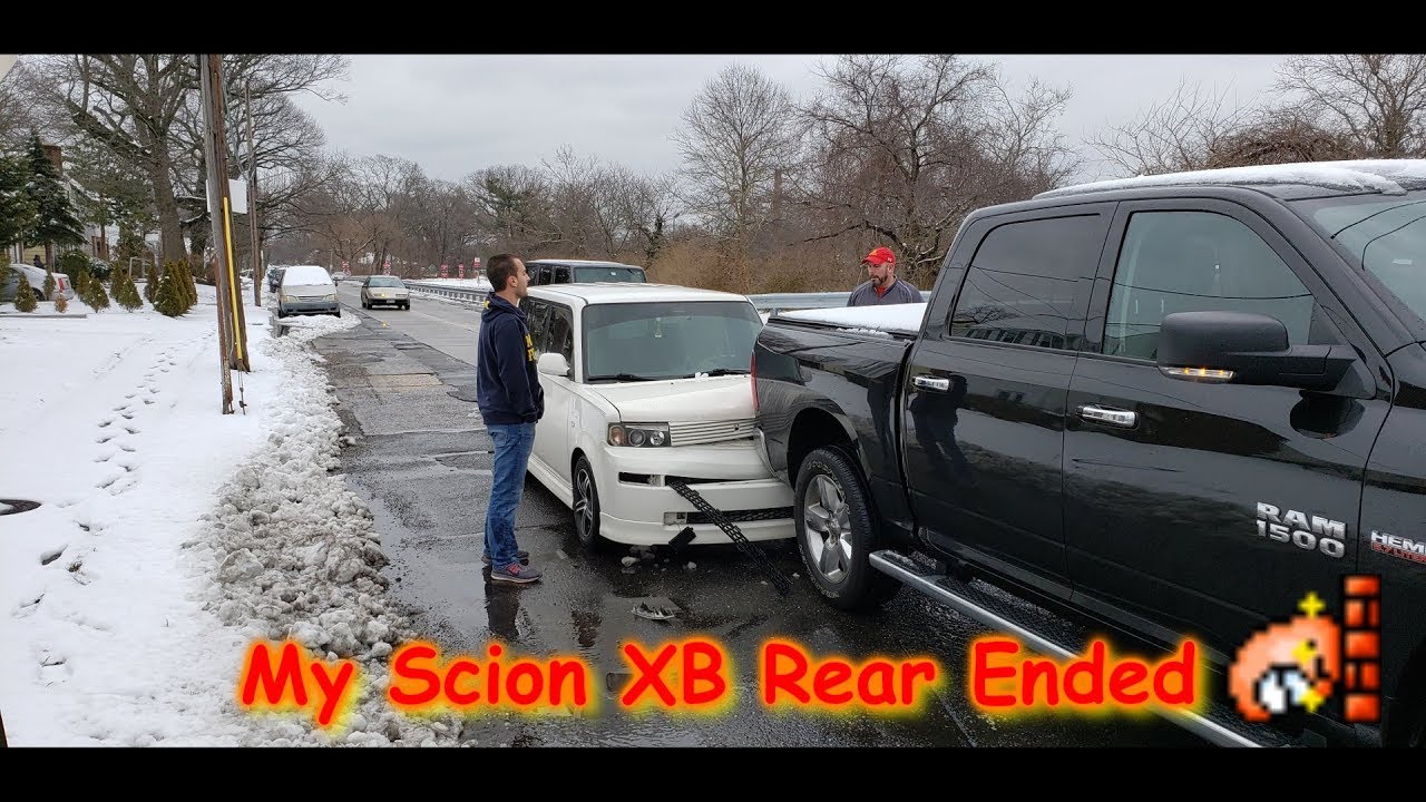 My Scion XB Gets Rear Ended March 2nd, 2019 - YouTube