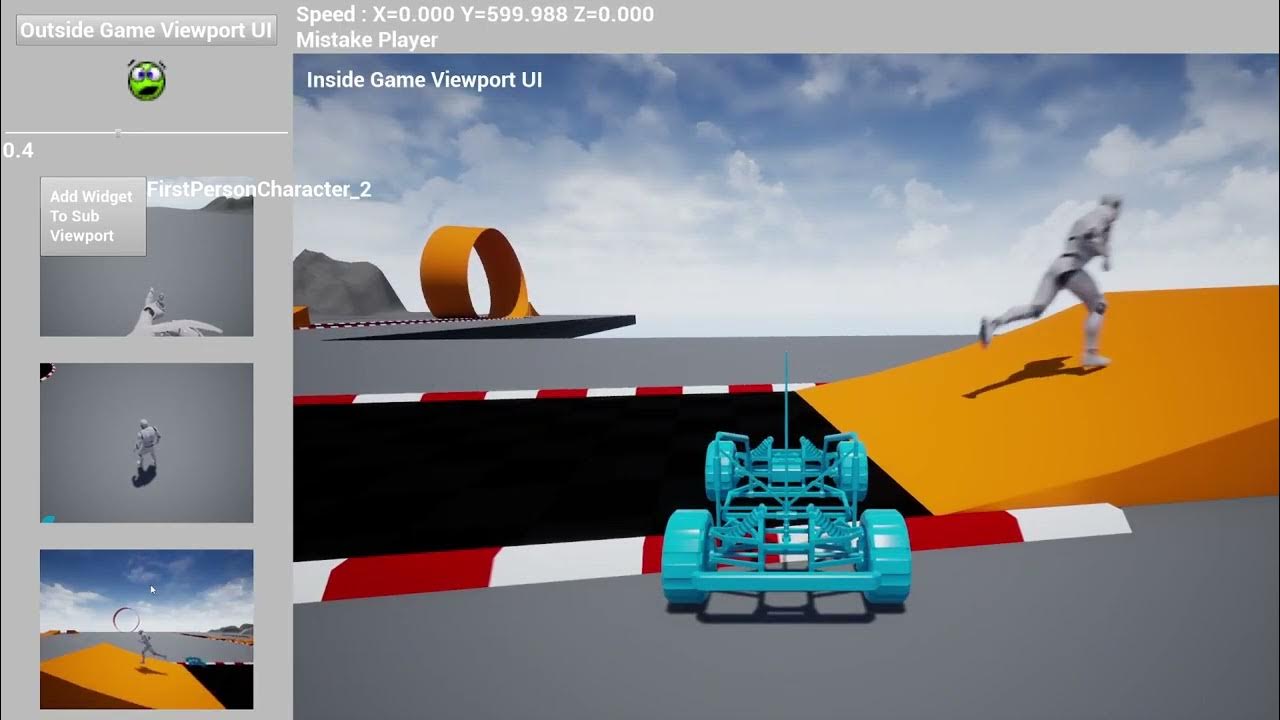 Unreal engine - Custom Game Viewport - MultiGameviewport - YouTube