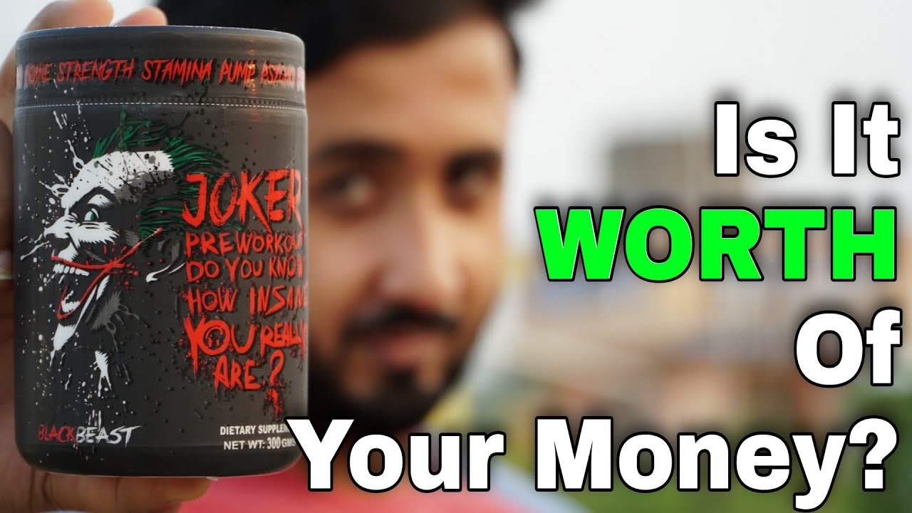 100% Honest Review Of Black Beast Joker Pre Workout Supplement - YouTube