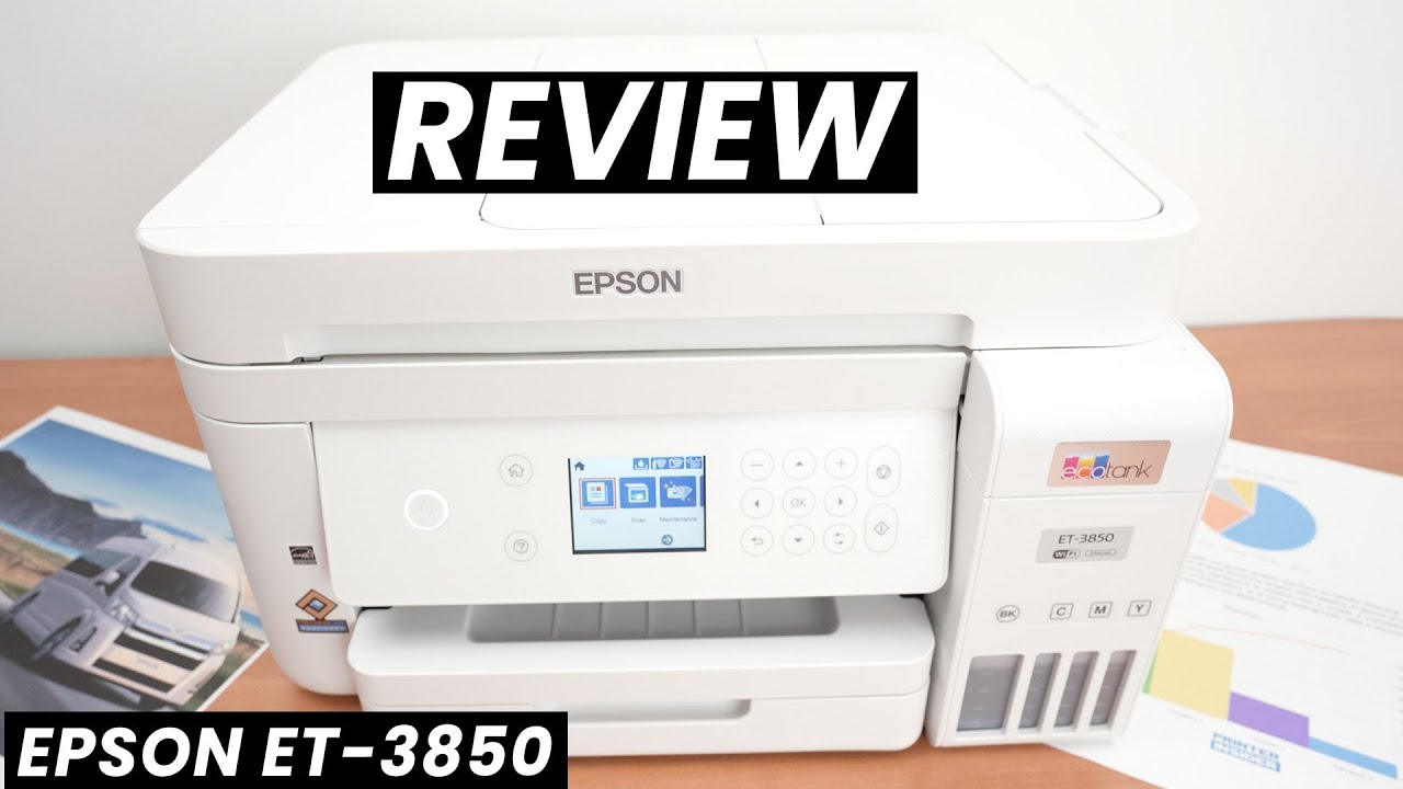 Review Of the Epson EcoTank ET-3850 Printer : Pros and Cons - YouTube