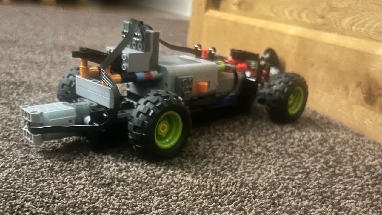 Lego remote controlled car tutorial - for beginners - YouTube