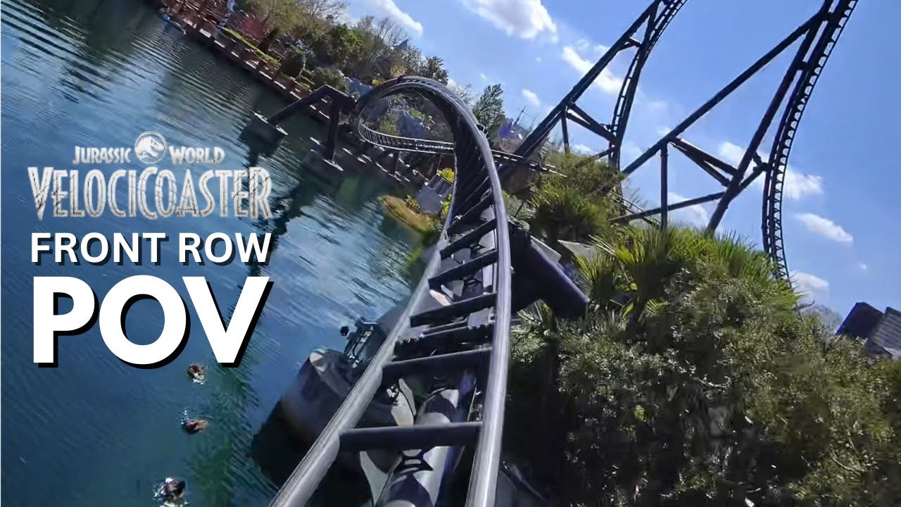 VelociCoaster POV Full Ride | Front Row Experience in 4K – Universal ...