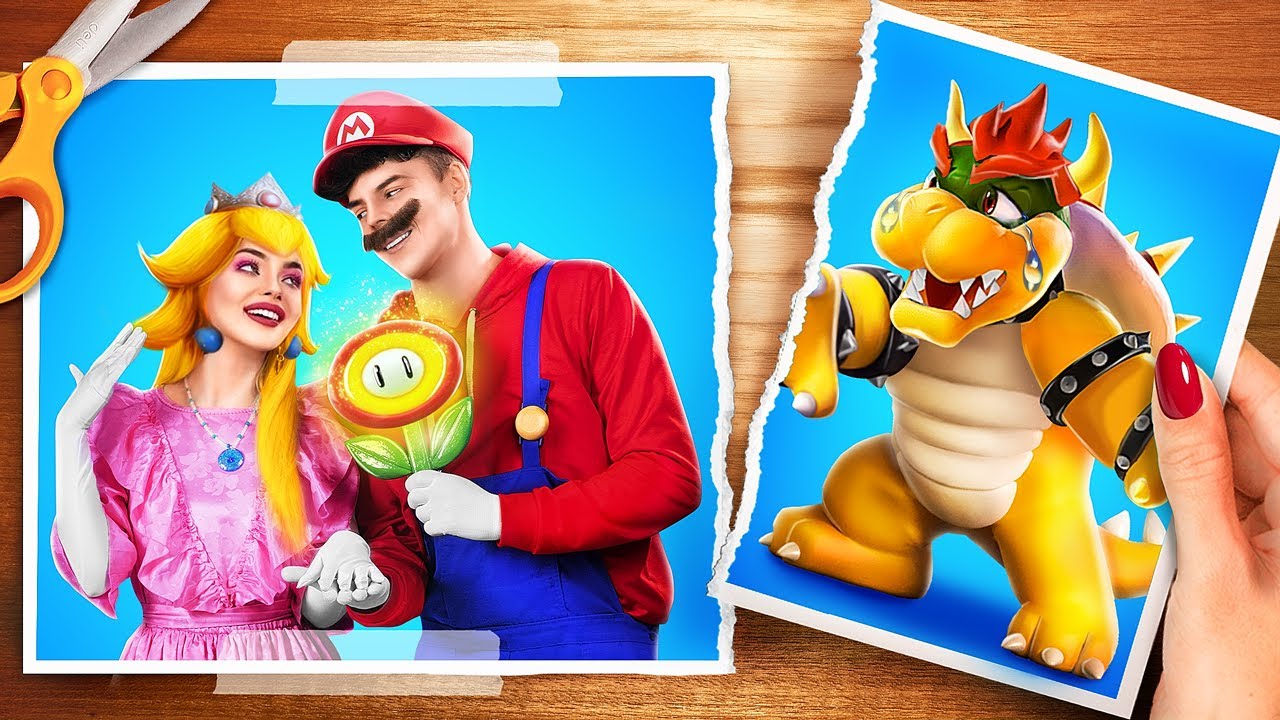 How to become Super Mario! Super Mario Swapped Bodies with Princess ...