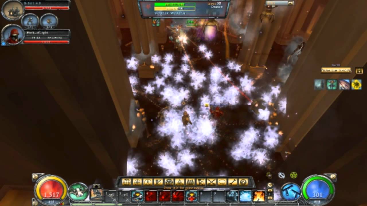 Hellgate: Global ~ Engineer Drone On-Hit Bug pt.2 (Fireworks) - YouTube