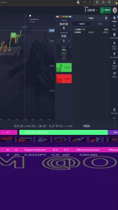 POCKET OPTION BOT - AI TRADING GPT ROBOT FOR BINARY OPTIONS #shorts #pocketoptionbot - YouTube