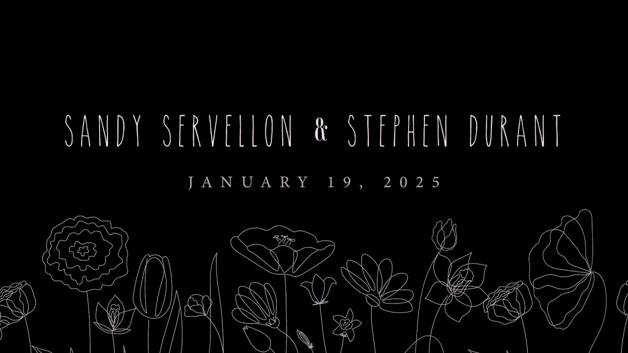 Sandy Servellon & Stephen Durant Wedding Ceremony | January 19, 2025 ...